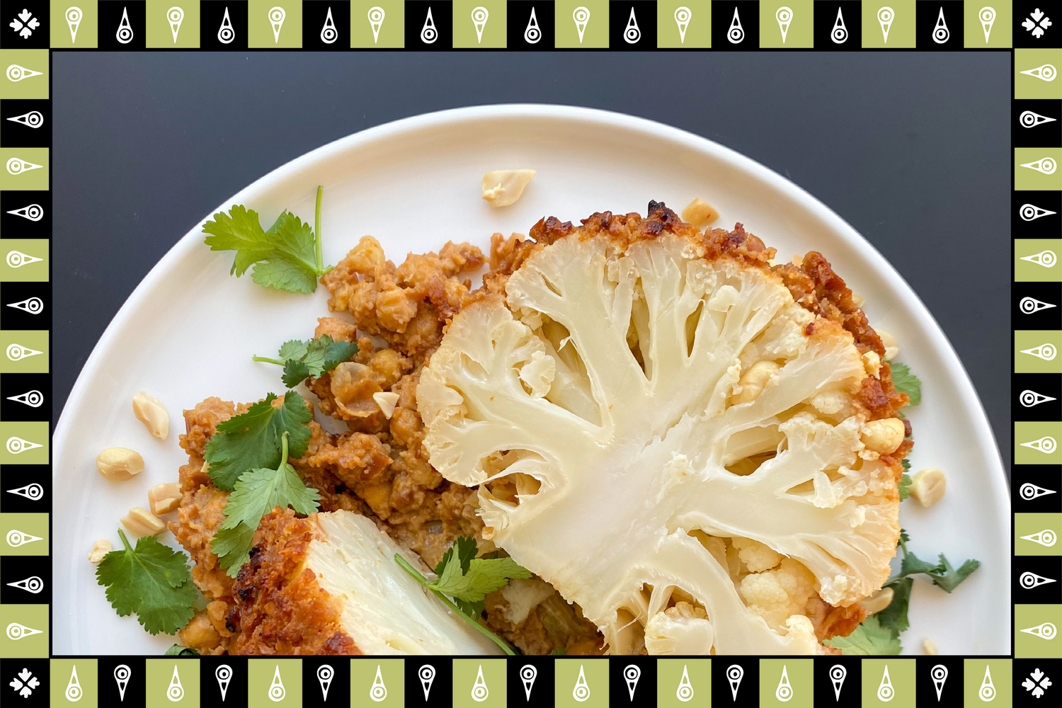 Whole Roasted Spicy Satay Cauliflower & Chickpeas – Pepe Saya USA