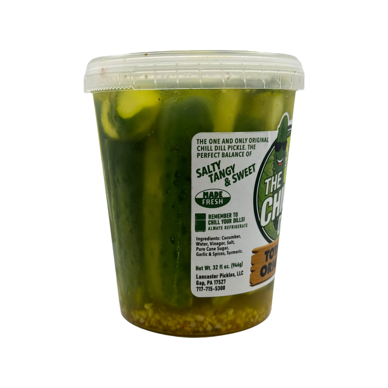 The Chill Dill - Original Pickles 32oz – Pepe Saya USA